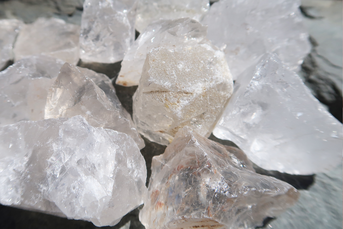 Rough Quartz, Clear - 1 LB, Size Medium – Gems By Mail